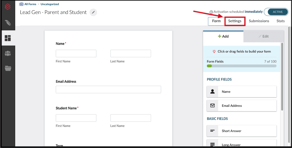 Finalsite Leadflow – Finalsite Enrollment