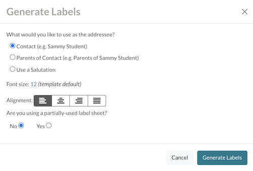 Labels: How to Create, Manage, and Generate – SchoolAdmin